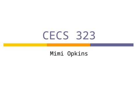 ppt cecs 323 mimi opkins introduction basic uml and sql models classes