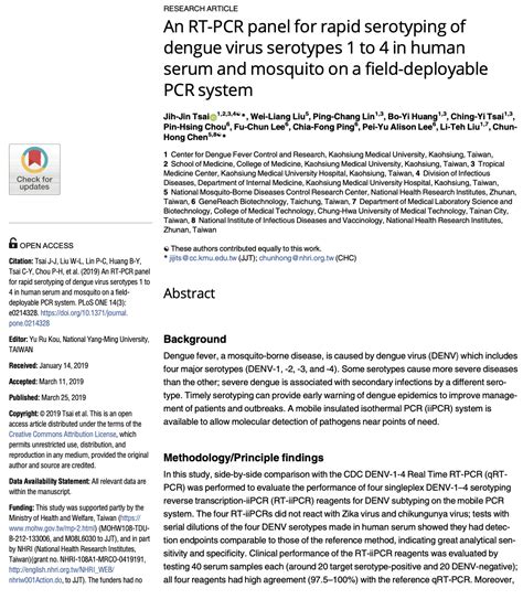 Field Deployable Pcr System