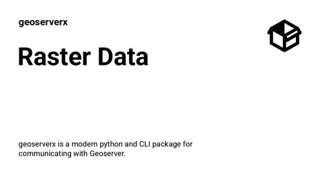 Raster Data Geoserverx
