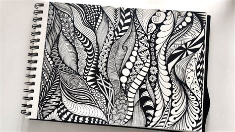 Zentangle Art Zentangle Patterns Youtube