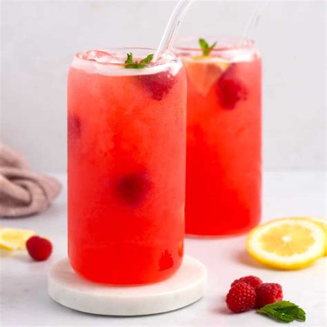 Raspberry Lemonade Recipe Just 2 Ingredients Borrowed Bites
