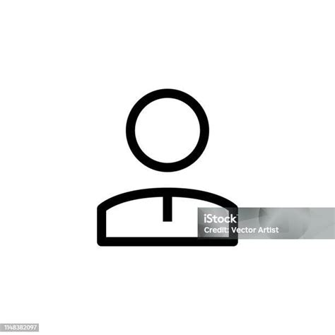 남성 직원 아이콘 디자인 사람 사무실 노동자 기호입니다 간단한 깨끗 한 라인 아트 전문 비즈니스 관리 개념 벡터 일러스트 레이 션 디자인 아이콘에 대한 스톡 벡터 아트 및