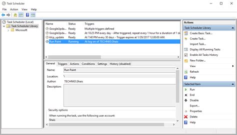 how to create and manage windows 10 task scheduler corectly technig