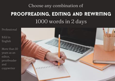 Proofread Your Document Up To One Thousand Words By Mmmbbb Fiverr