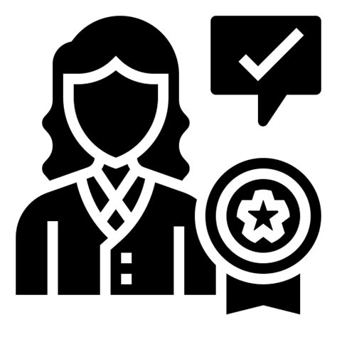 Credibility Meticulous Glyph Icon