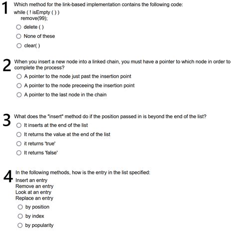 Solved Data Structure Chapter 8 And 9 Lists And
