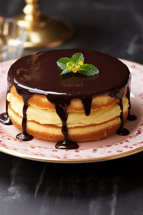 Boston Cream Pie That Oven Feelin