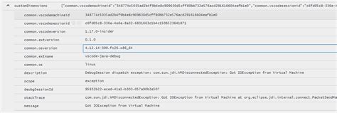 [vmdisconnectedexception]got ioexception from virtual machine on