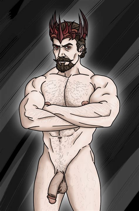 Rule 34 Arms Crossed Balls Beard Big Penis Crown Daddy Daddy Kink Dark Hair Flaccid Goatee