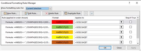 Conditional Formatting In Excel No Numerical Values Stack Overflow