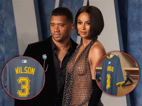 Pittsburgh Pirates Ts Customized Baseball Jerseys To Russell Wilson And Ciara After Massive
