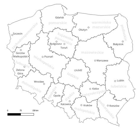 Mapa Województw W Polsce Stolice I Granice Akt 2026