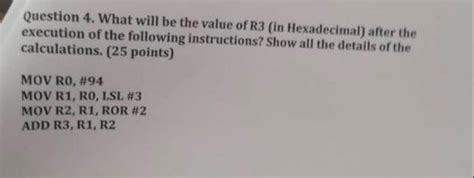 solved question 4 what will be the value of r3 in