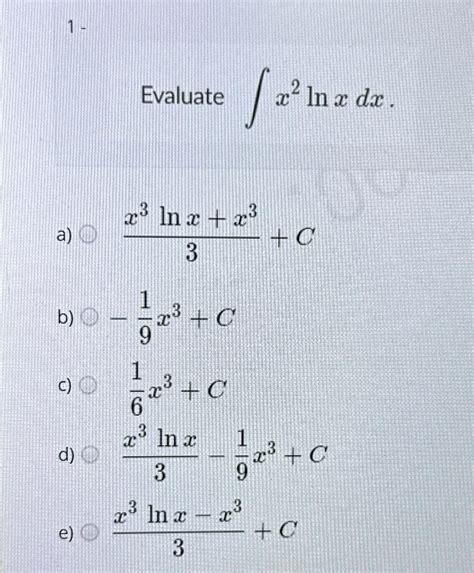 solved 1 ﻿evaluate