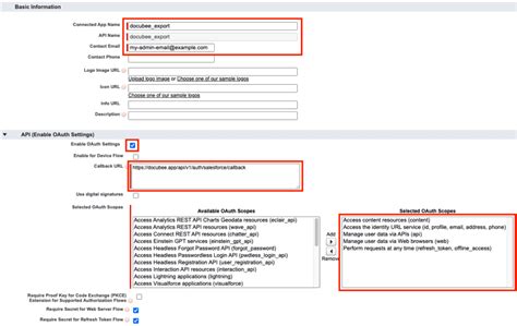 Salesforce Setup Instructions Docubee
