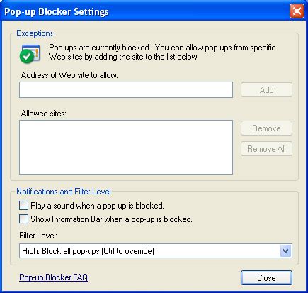 Why Does Internet Explorer Block All My Pop Up Windows