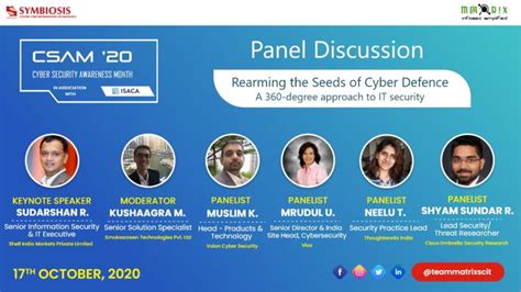 Devanshi Rai On Linkedin Csam20 Panel Discussion Is Live Now Live Stream Link …