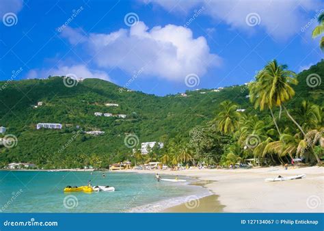 Cane Garden Bay Tortola Bvi Caribbean Stock Image Image Of Boats