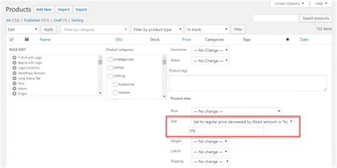 How To Use WooCommerce Bulk Edit To Update Products Prices LearnWoo