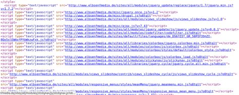 Google Page Speed Optimierung für Drupal JavaScript und CSS Files im