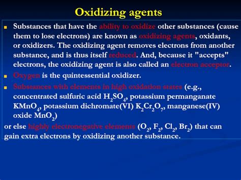 Redox Reactions презентация доклад
