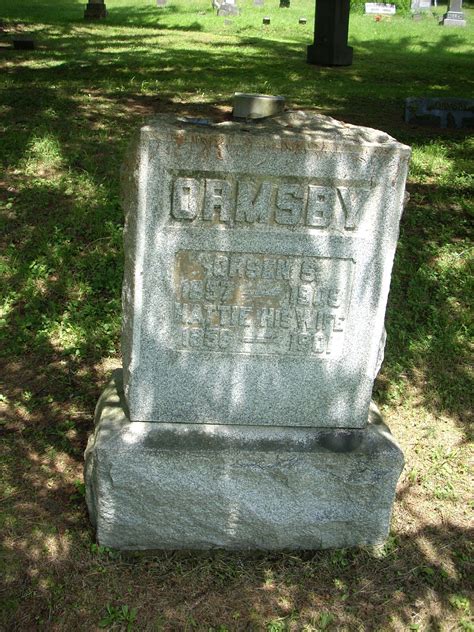 Harriet Elizabeth “hattie” Peters Ormsby 1856 1901 Memorial Find A