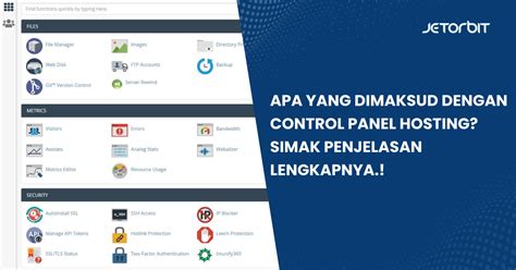 Apa Yang Dimaksud Dengan Control Panel Hosting