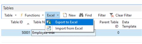 Under The Tables Ribbon Click On Excel Export To Excel Save As Appropriate File