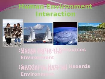 Human Environment Interaction Geography