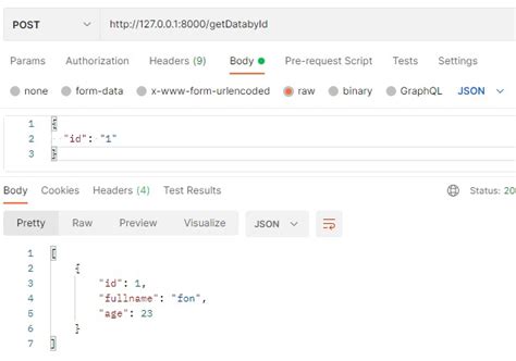 การใช้งาน Api ในการดึงข้อมูลจากฐานข้อมูลมาแสดงแบบเรียกตาม Id เว็บ