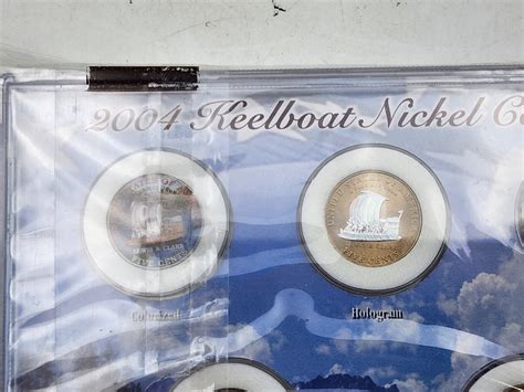 2004 Keelboat Nickel Collection Including 5 Nickels Bosley Auctioneers