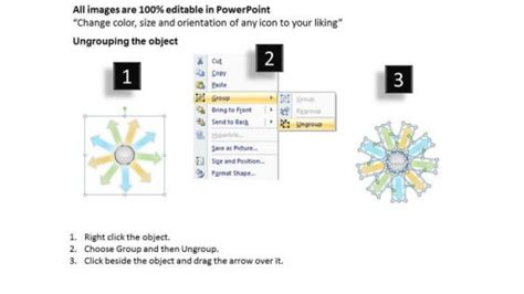 Circular Flow Illustrate Steps In Process Cycle Chart PowerPoint Slides