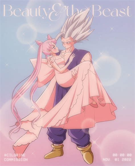Cilorine Beauty And The Beast Gohan X Chibiusa By Lnr100 On Deviantart