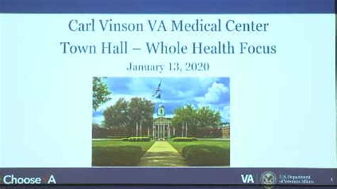 Improving Veterans Lifestyle Dublin Va Medical Center Hold Town Hall