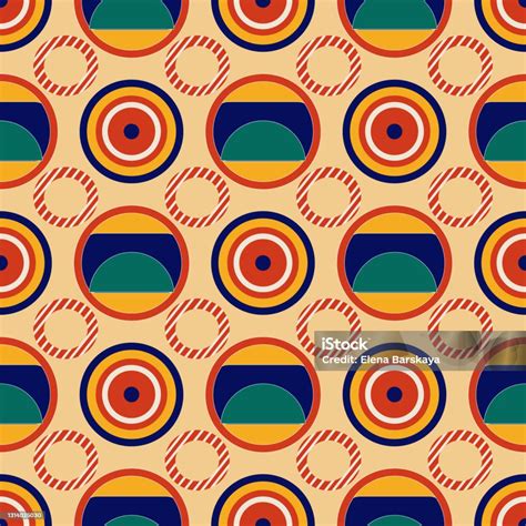 어두운 베이지 색 배경에 직물 디자인 이나 포장에 대 한 추상적인 스타일 스타일의 기하학적 밝은 패턴 0명에 대한 스톡 벡터 아트 및 기타 이미지 Istock