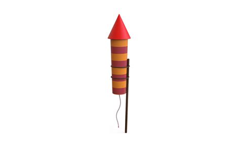 3d Firework Rocket V001 Model Turbosquid 2162226