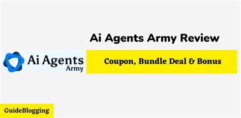 AI Agents Army Review Coupon Bundle Deal Bonus