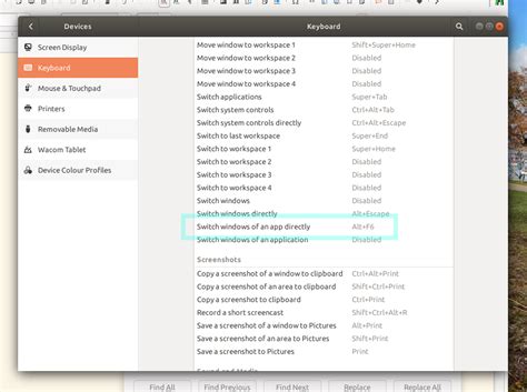 find and replace keyboard shortcut english ask libreoffice