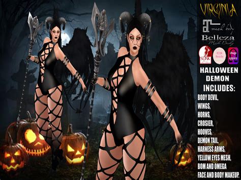 Second Life Marketplace Halloween Demon