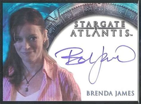 Stargate Atlantis 3and4 Autogramm Karte Brenda James Eur 1448 Picclick De