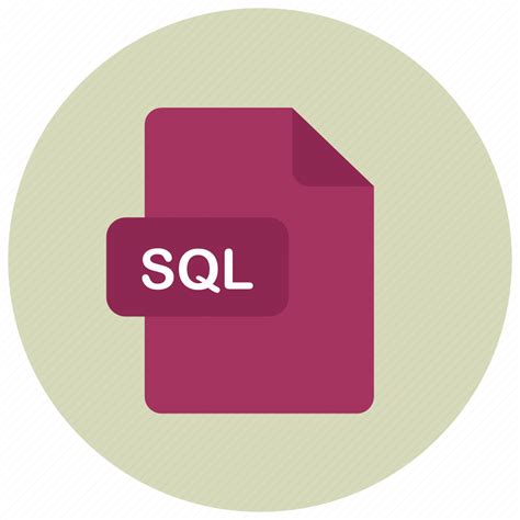 Extension File Sql Type Icon Download On Iconfinder