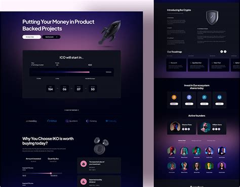 Blockchain React Js Nft Website React Website Design Behance