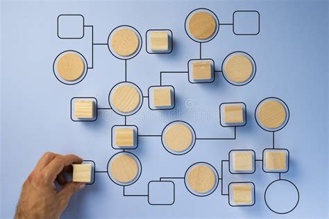 Digital Workflow Model A Business Concept Of Efficiency And Success Stock Image Image Of