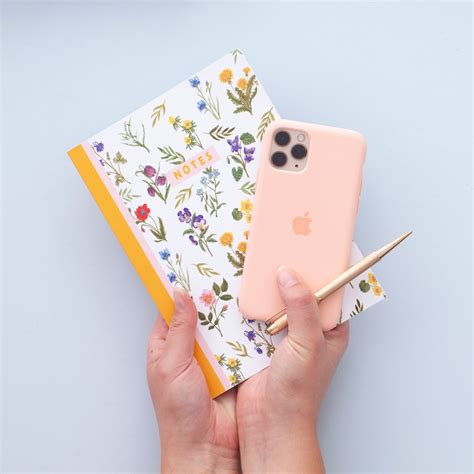Wildflower Pattern Journal Notebook A5 100 Page Journal Flower