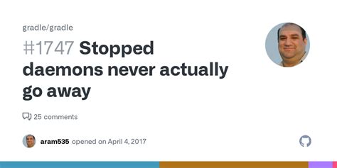 Stopped Daemons Never Actually Go Away Issue Gradle Gradle Github