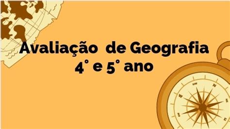 Pedagogia Com A Tia Suh 🌞avaliaÇÃo De Geografia Ii