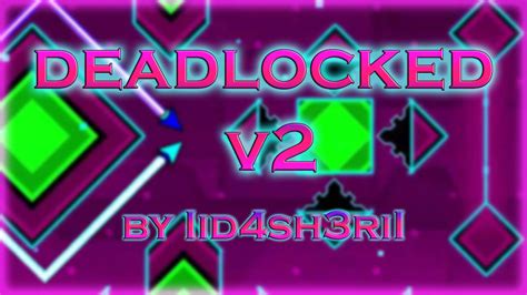 Deadlocked V2 By Iid4sh3rii Demon 3 Coins Geometry Dash Youtube