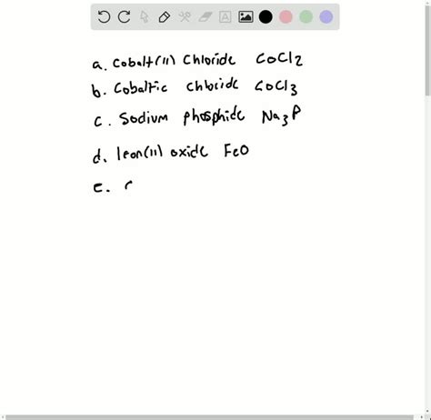 solved write the formula for each of the following simple binary ionic