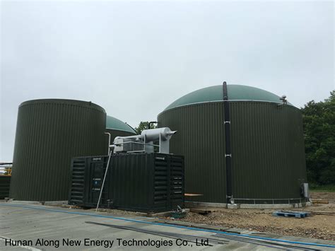 2600 M3 Cstr Digesters Biogas Plant Enamel Steel Tank Digester And