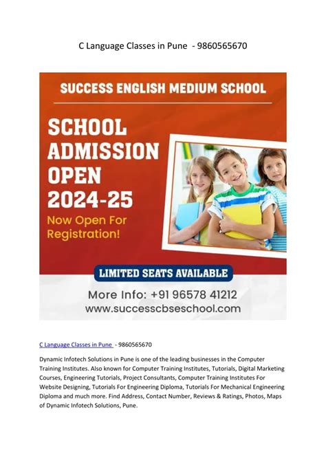 Ppt C Language Classes In Pune Powerpoint Presentation Free Download